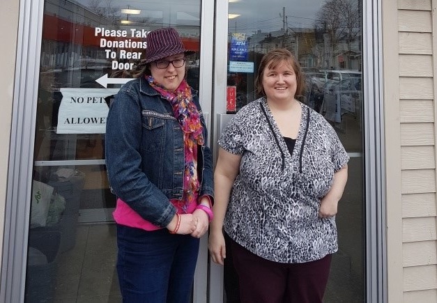 Michelle and Patricia Demonstrate Their Skills at New to You Store ...