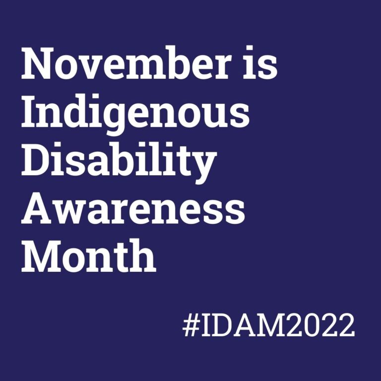 November is Indigenous Disability Awareness Month - Neil Squire Society