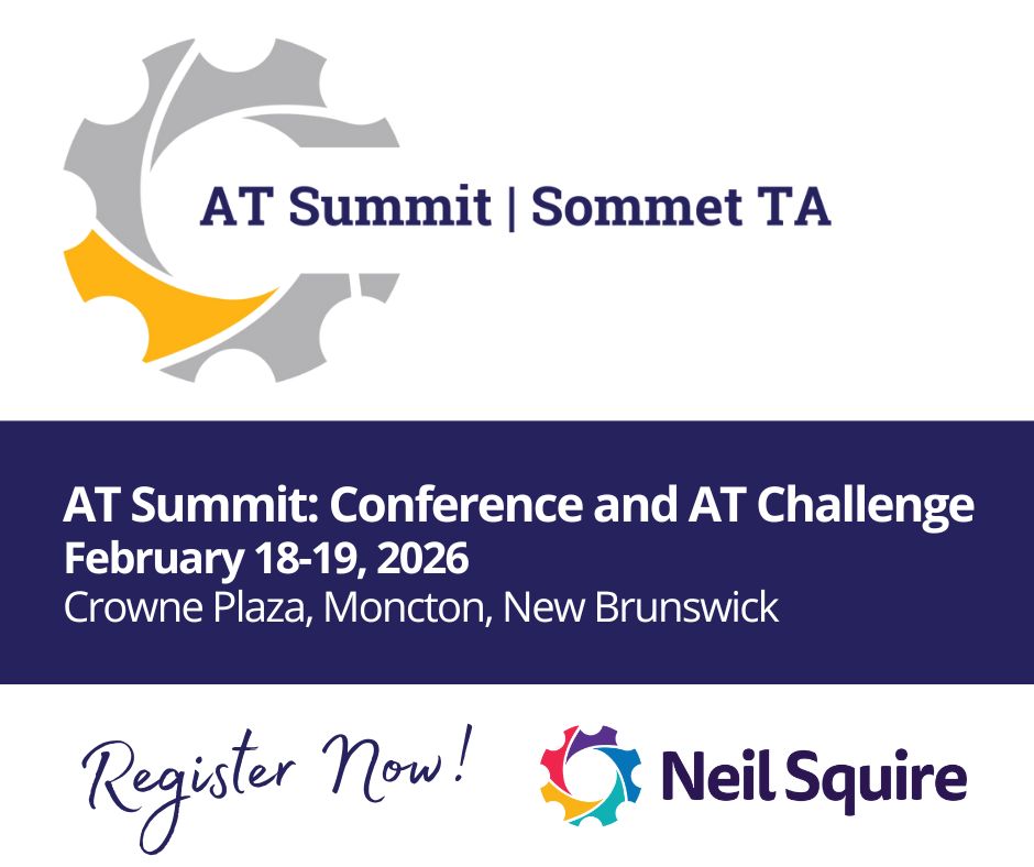 AT Summit: Conference and AT Challenge 2026 - Neil Squire Society